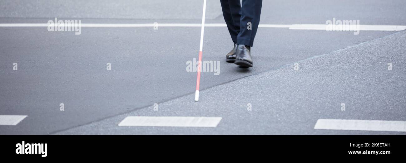 Blind crossing hi-res stock photography and images - Alamy