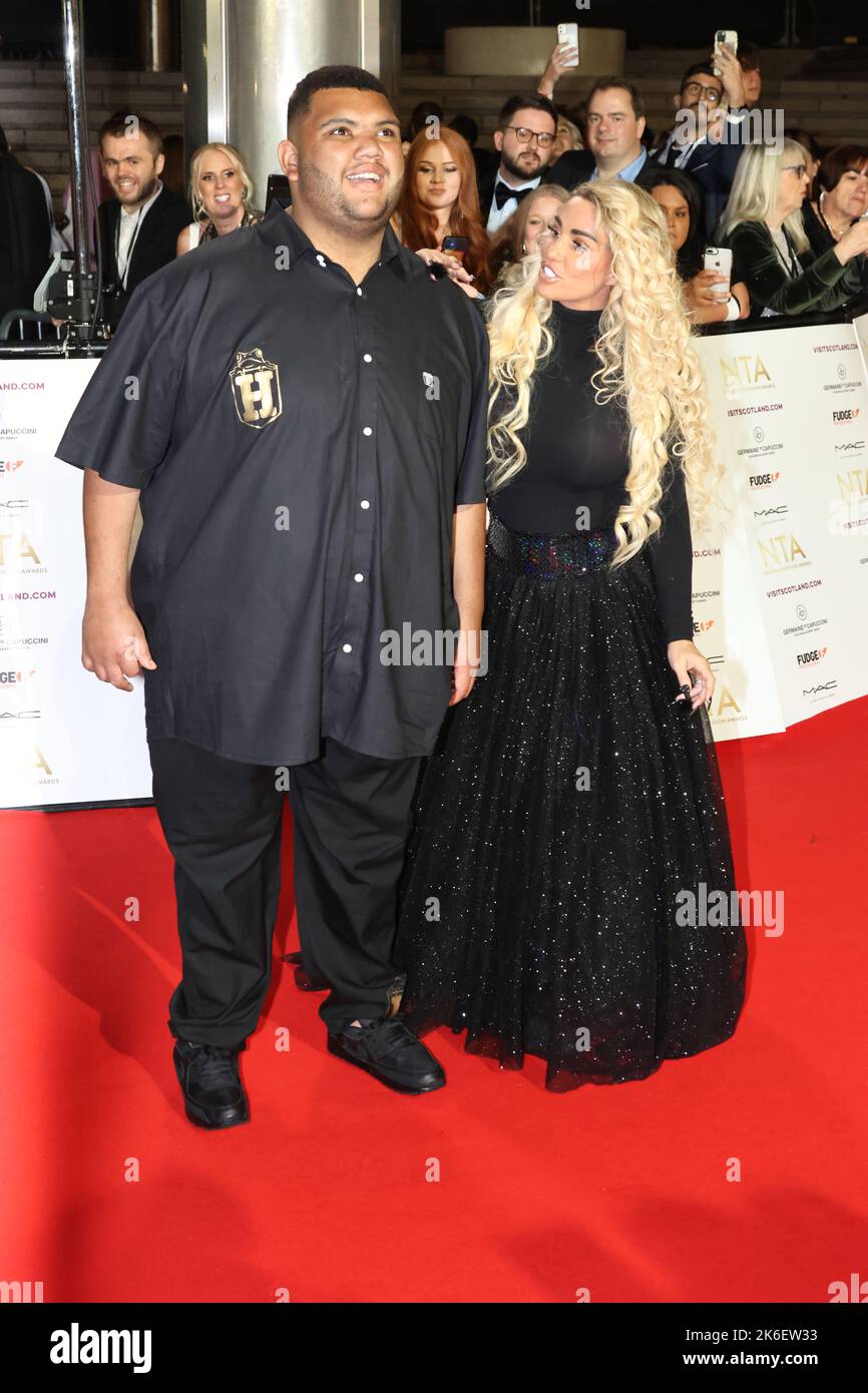 Harvey Price and Katie Price, National Television Awards, OVO Arena ...