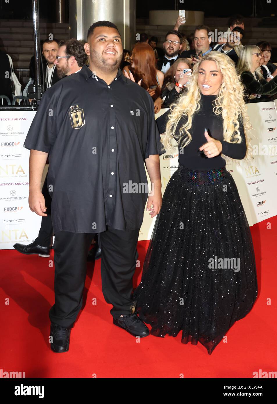 Harvey Price and Katie Price, National Television Awards, OVO Arena ...