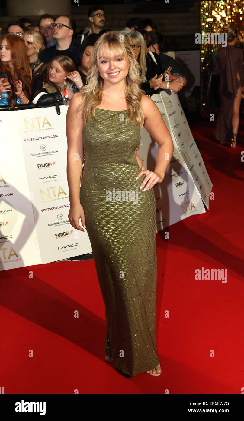 Jemma Donovan, National Television Awards, OVO Arena, Wembley, London, UK, 13 October 2022 ...