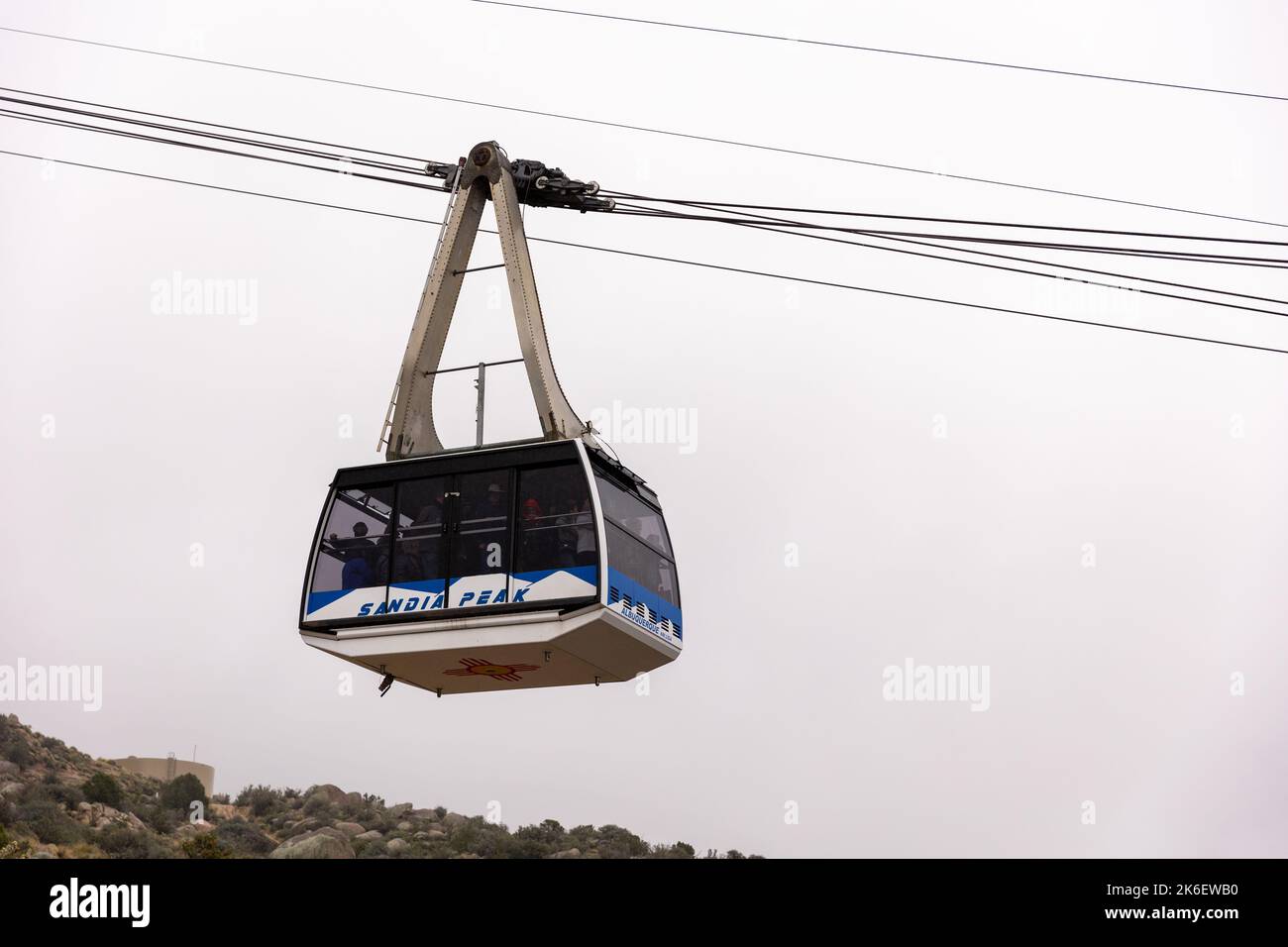 Sandia Peak Tramway, Albuquerque, New Mexico USA Stock Photo - Alamy