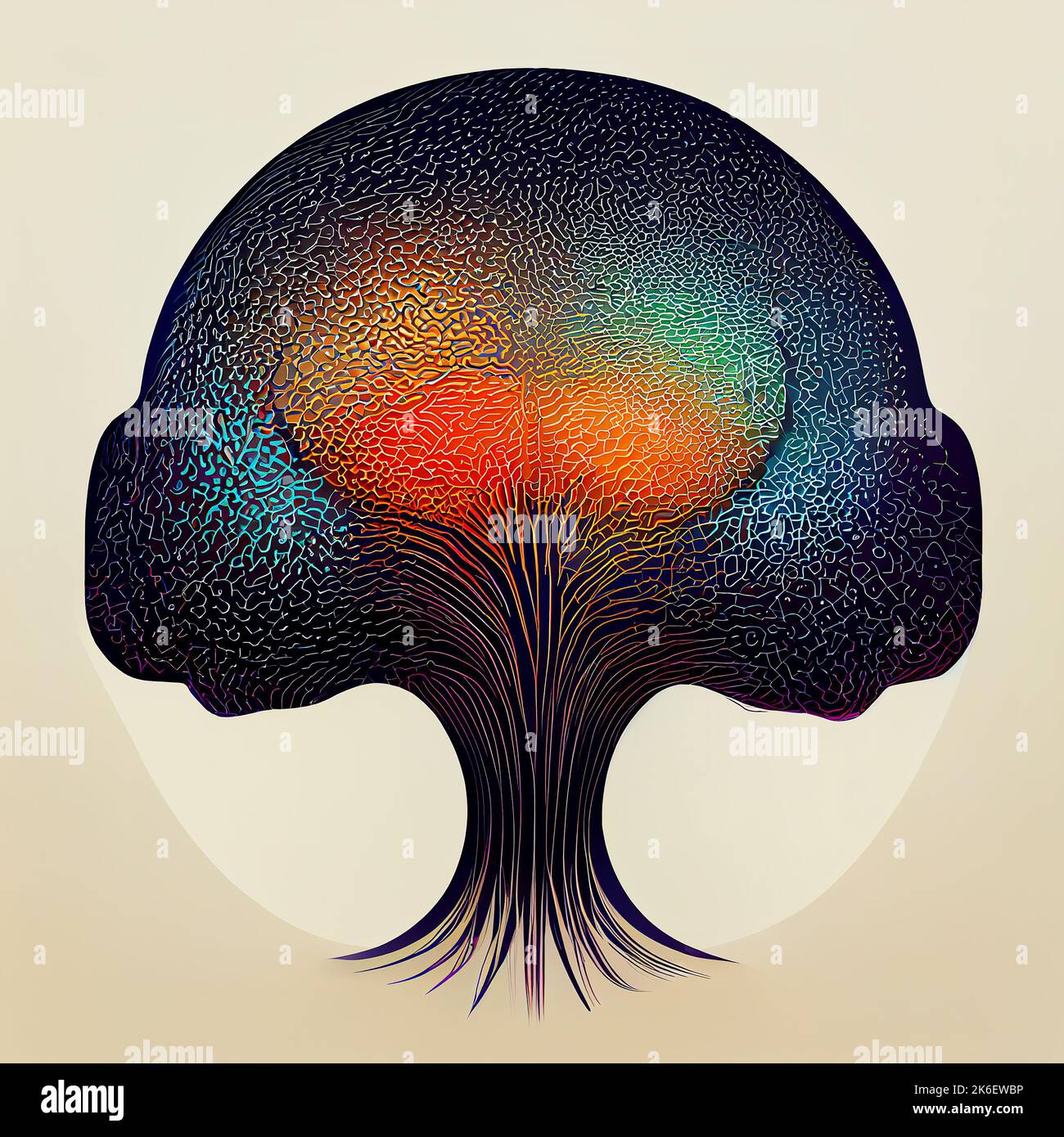 Abstract illustration human head hi-res stock photography and images ...