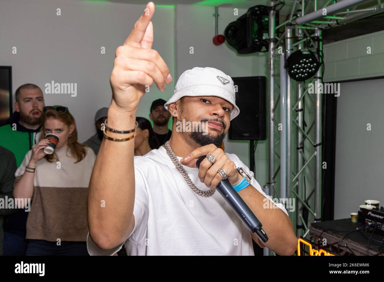 London, UK. 13th Oct, 2022. Singer, Wes Nelson performs at the ...