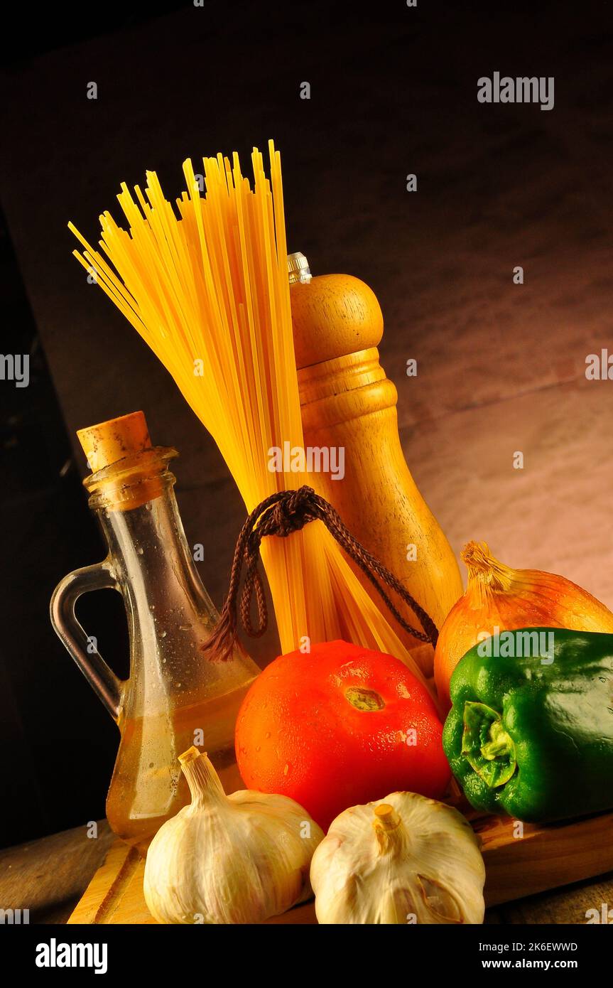 Italian cuisine day, pasta being made on the kitchen Stock Photo - Alamy