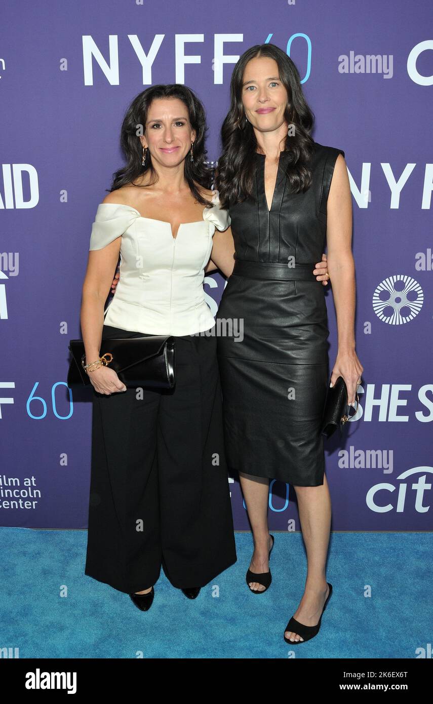 L-R: Jodi Kantor and Megan Twohey attend the 60th NY Film Festival ...