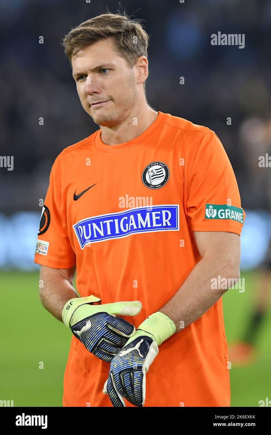 Rome, Lazio. 13th Oct, 2022. Jorg Siebenhandl of Sturm Graz during the ...