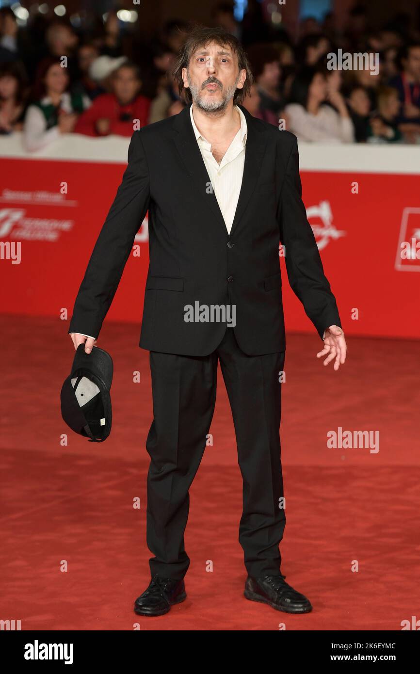 Massimo Ceccherini attends the red carpet of the movie "Colibrì" at the ...