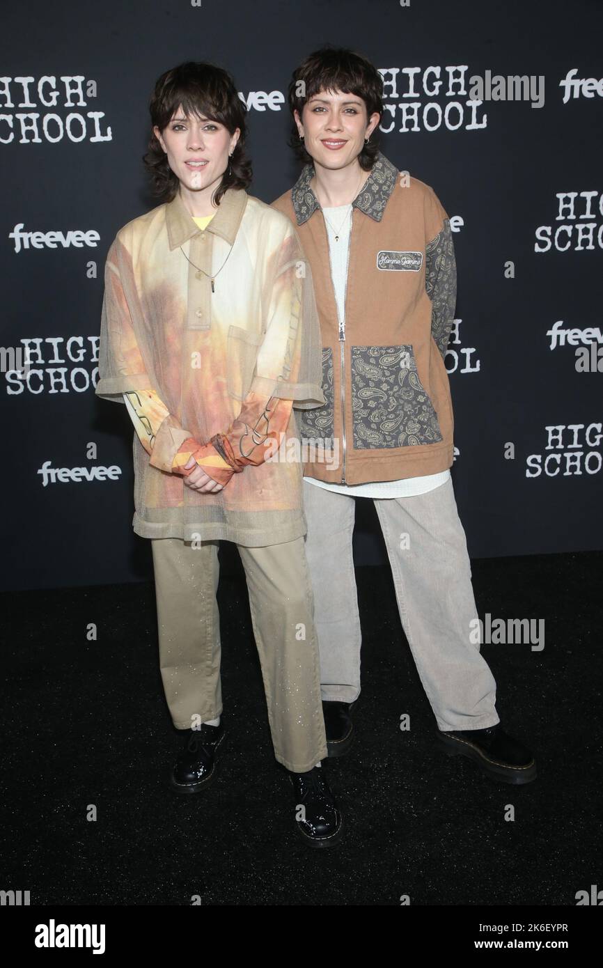 Los Angele, Ca. 13th Oct, 2022. Sara Quinn and Tegan Quinn at the ...