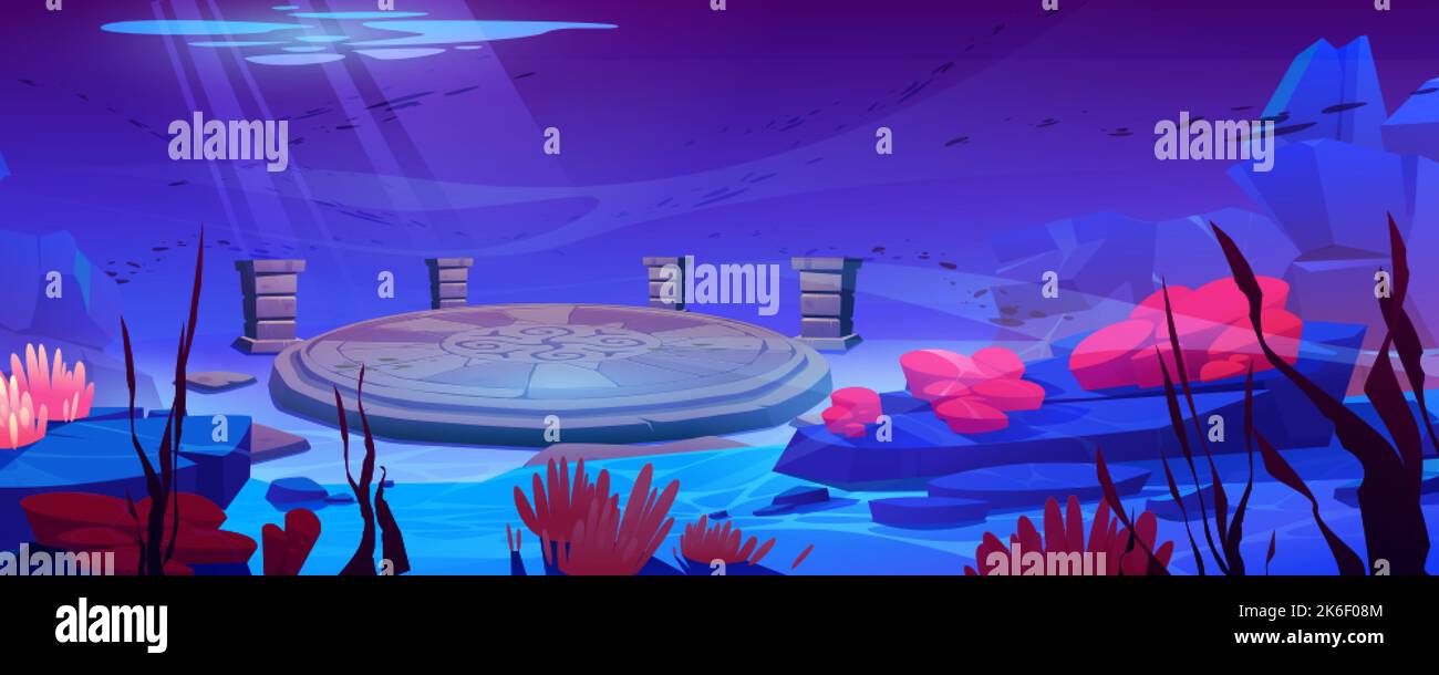 Atlantis aquarium Stock Vector Images - Alamy