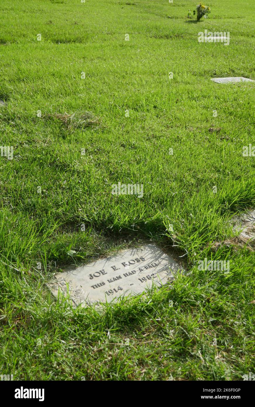 Los Angeles, California, USA 9th October 2022 Actor Joe E. Ross's Grave ...