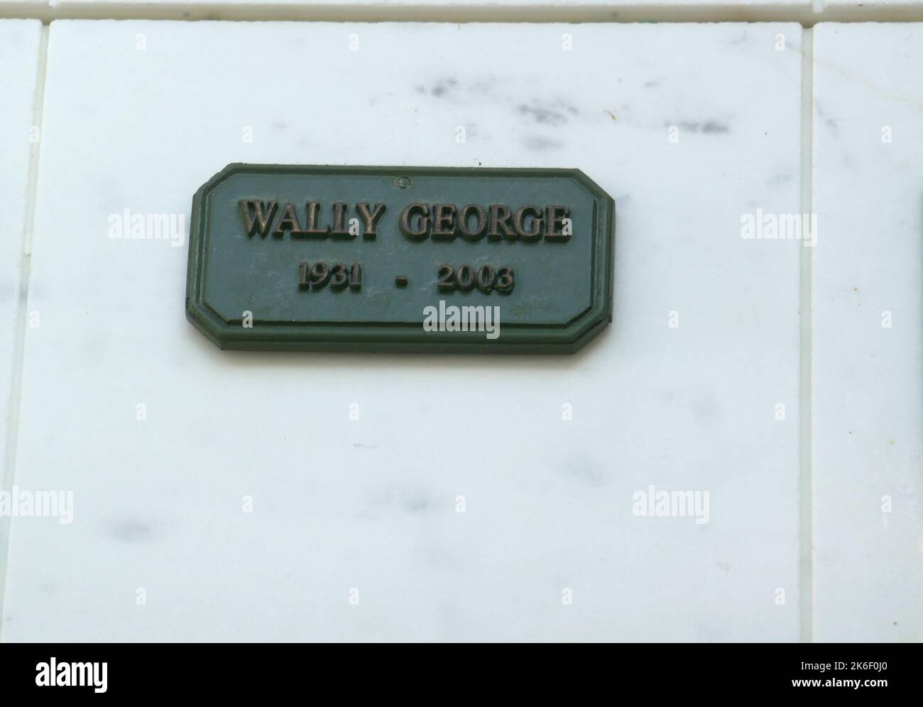 Los Angeles, California, USA 9th October 2022 Radio Host Wally George's ...