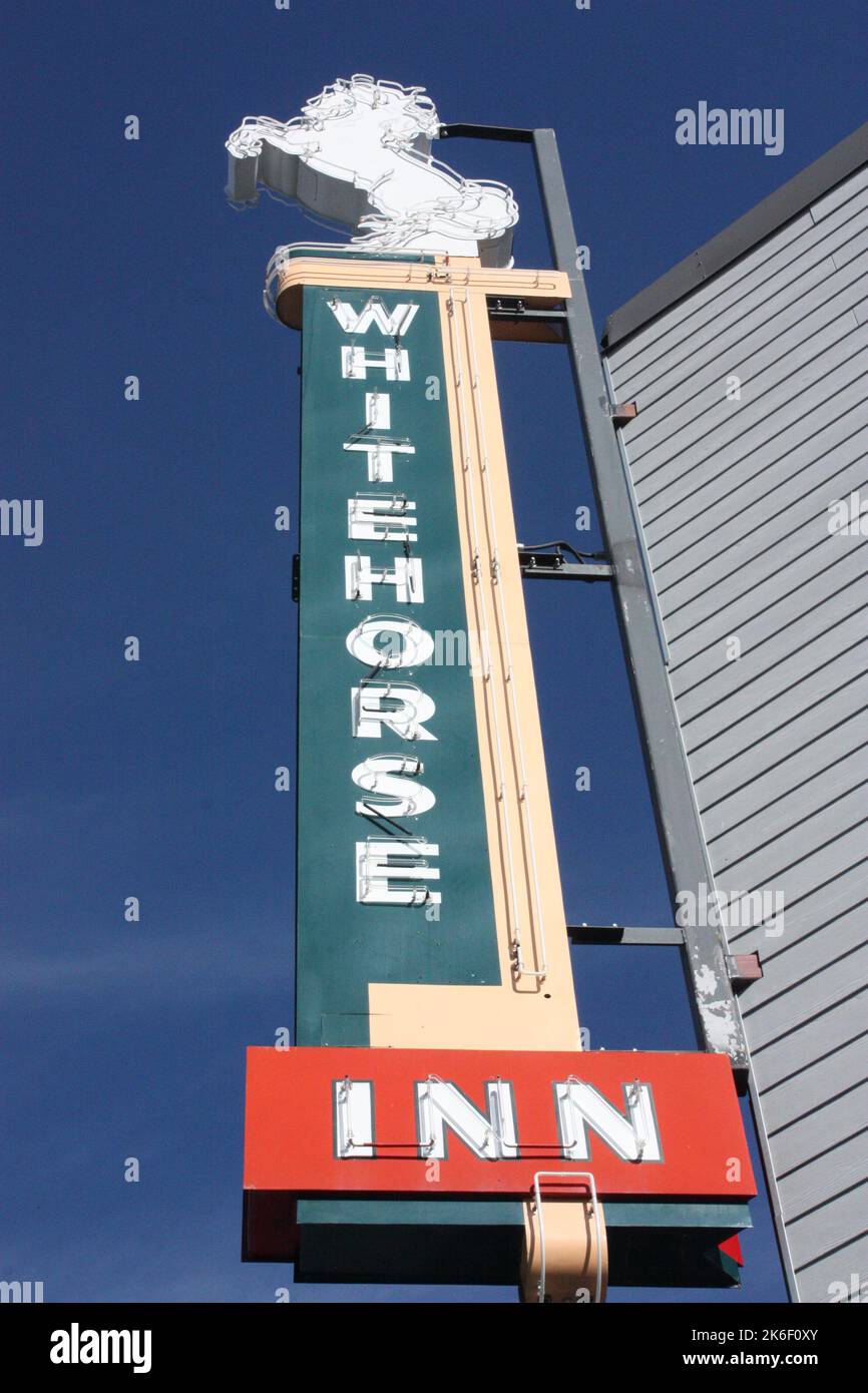 Sign exhibit at the MacBride Museum of Yukon History in Whitehorse ...