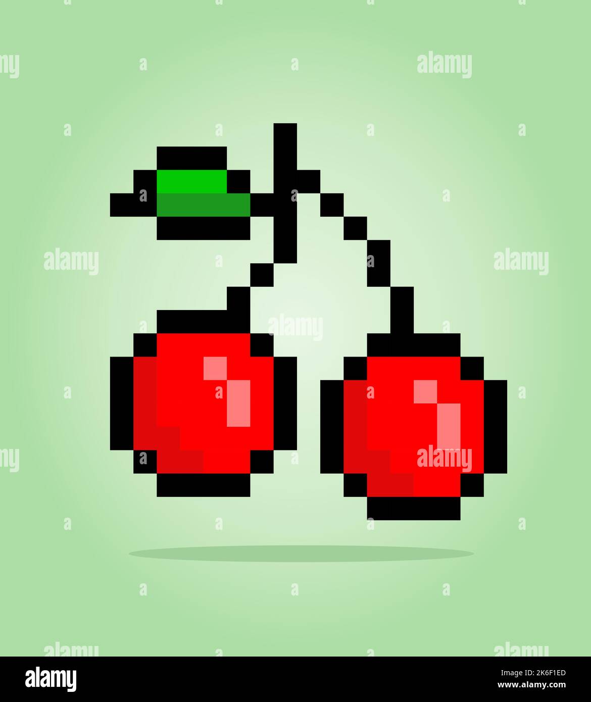 Fruit embroidery pattern Stock Vector Images - Alamy