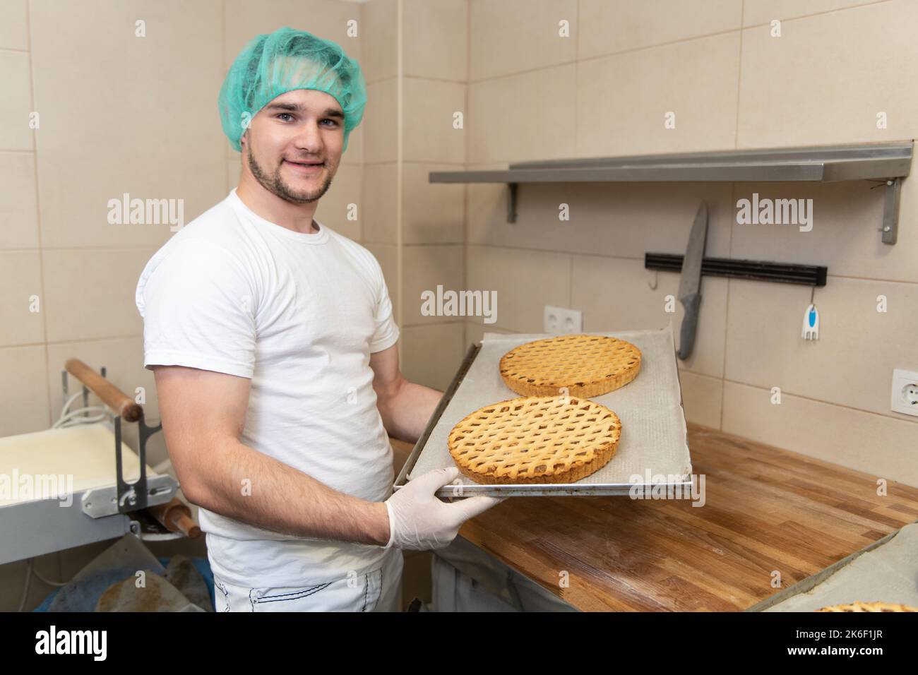 Close up man making cake hi-res stock photography and images - Alamy