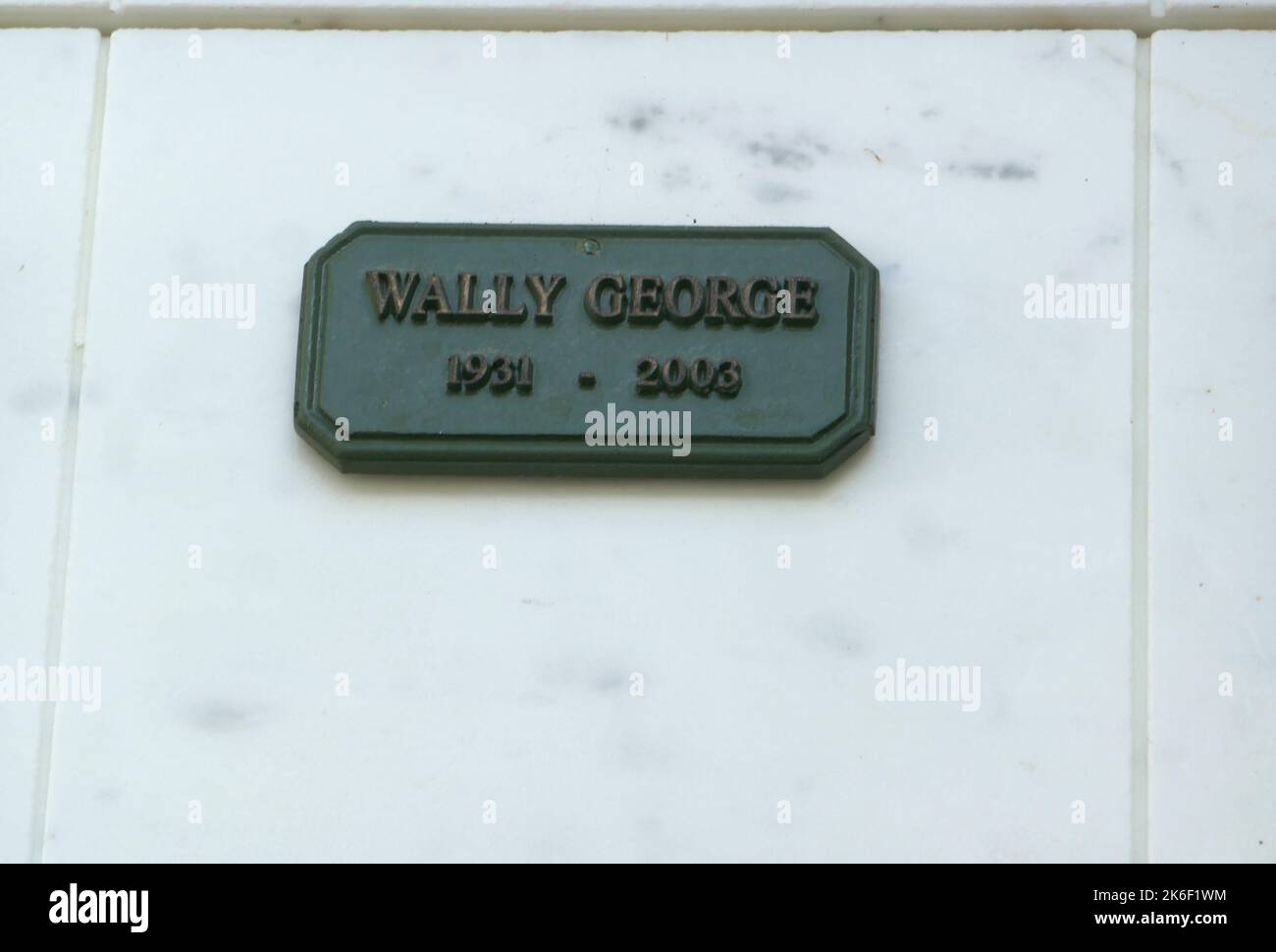 Los Angeles, California, USA 9th October 2022 Radio Host Wally George's ...