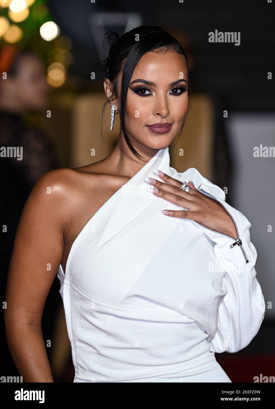 October 13th, 2022. London, UK. Maya Jama arriving at the 2022 National ...