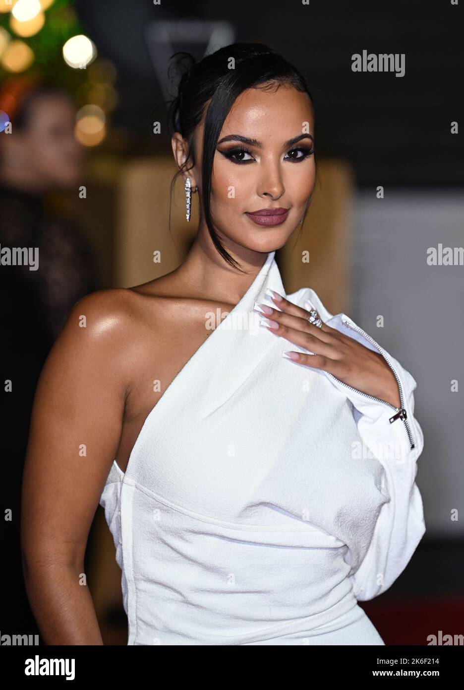October 13th, 2022. London, UK. Maya Jama arriving at the 2022 National ...