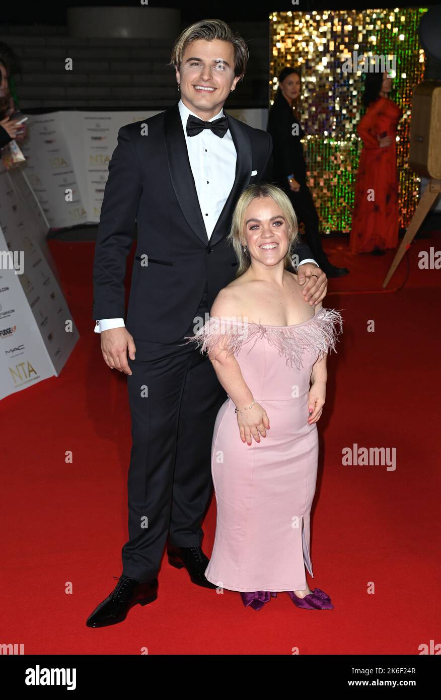 October 13th, 2022. London, UK. Nikita Kuzmin and Ellie Simmonds ...