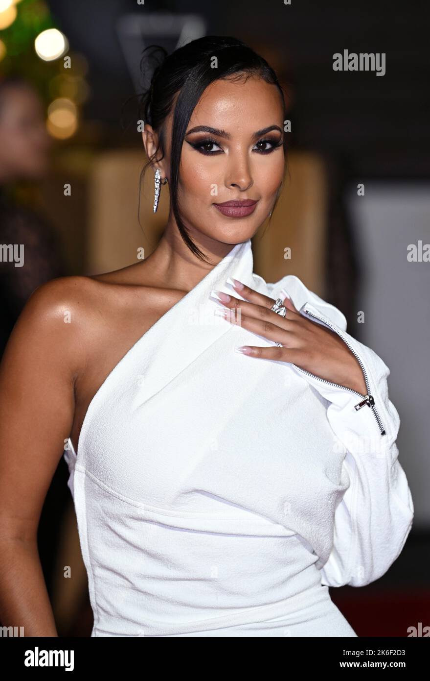 October 13th, 2022. London, UK. Maya Jama arriving at the 2022 National ...