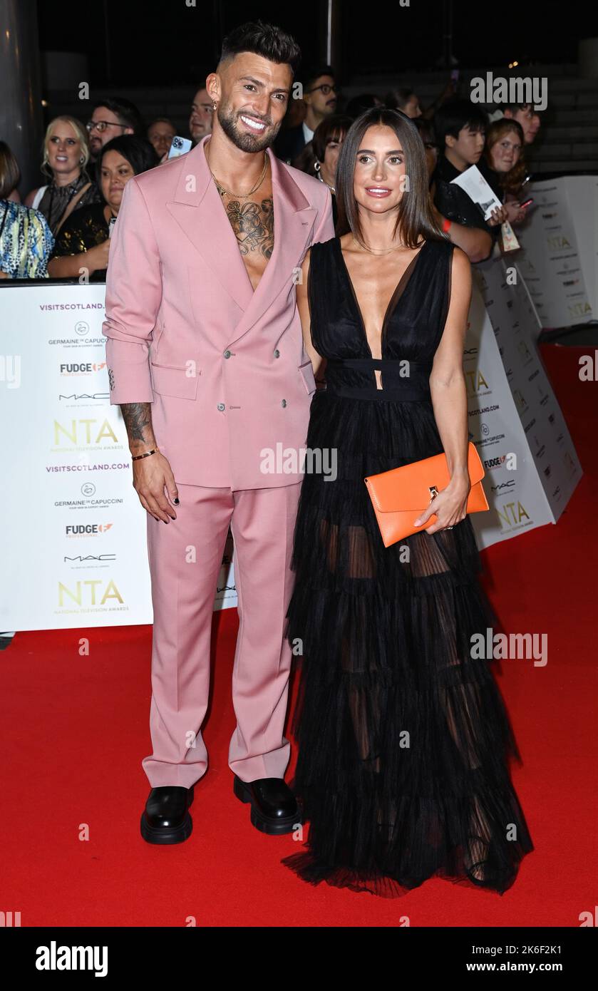 October 13th, 2022. London, UK. Jake Quickenden & Sophie Quickenden ...