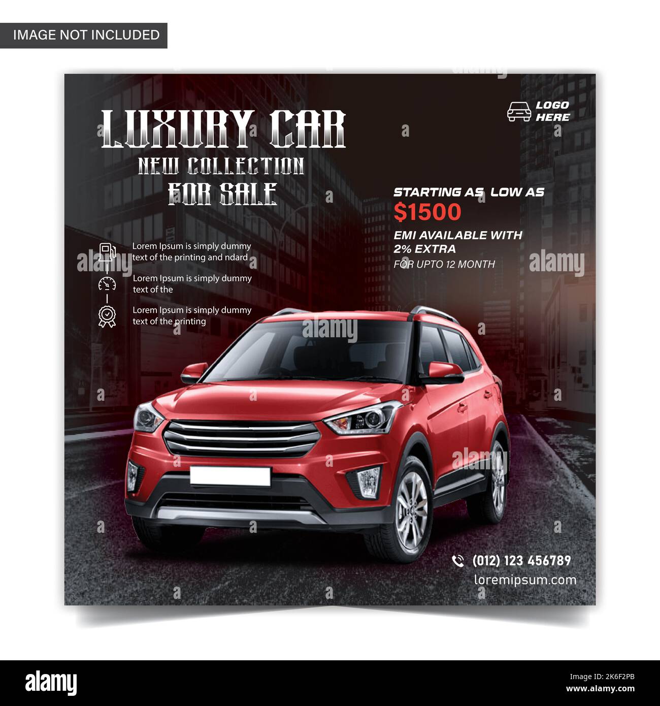 Car sales ad design hi-res stock photography and images - Alamy