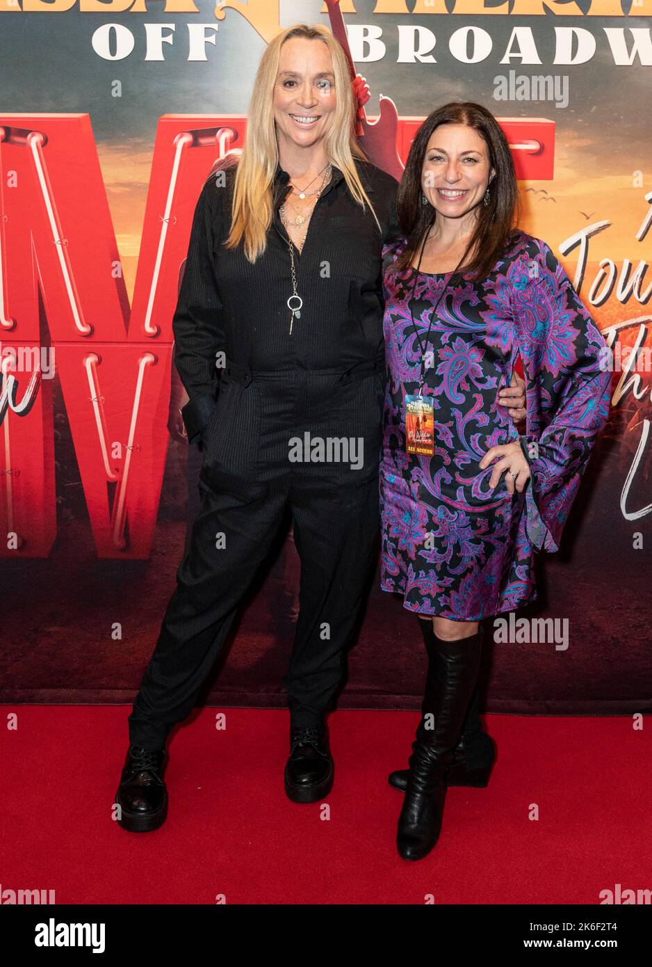 New York, New York, USA. 13th Oct, 2022. Amy Tinkham and Jaimie Selke ...