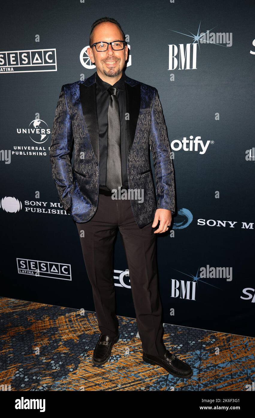 HOLLYWOOD, FL -OCT 13th: Evan Kaye is seen during the Latin Songwriters ...