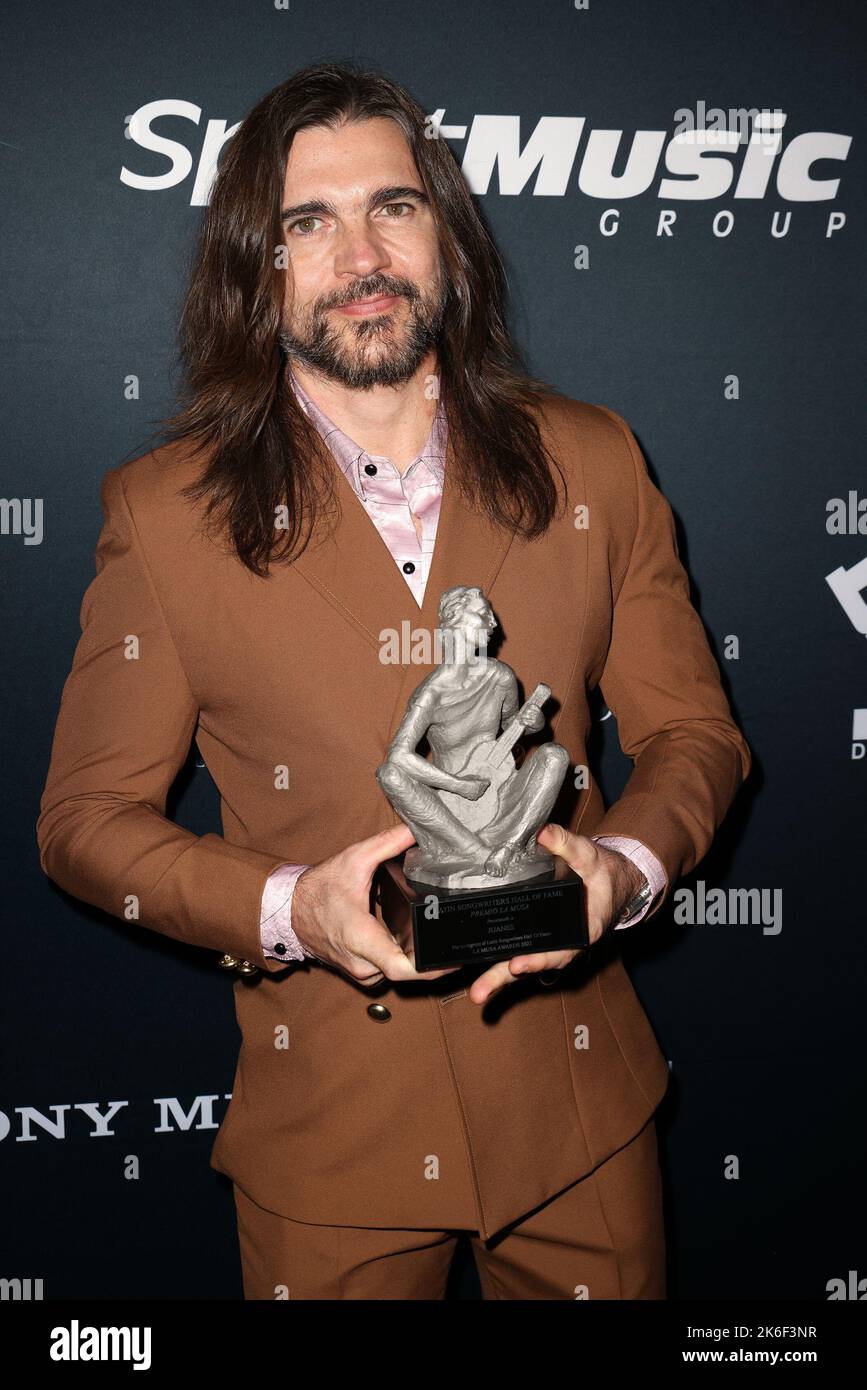 HOLLYWOOD, FL -OCT 13th: Juanes is seen during the Latin Songwriters ...