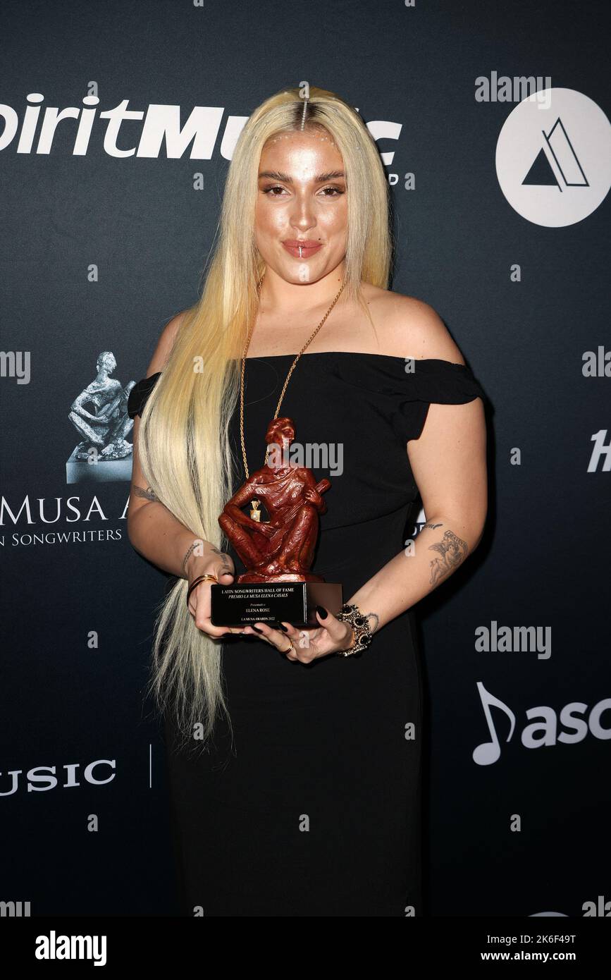 HOLLYWOOD, FL -OCT 13th: Elena Rose is seen during the Latin ...