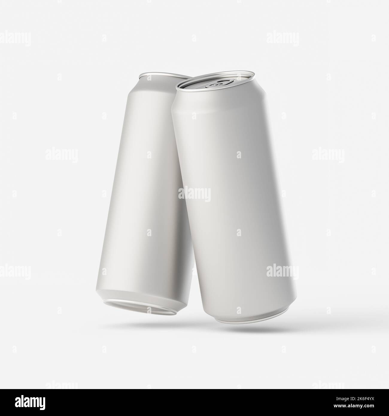 0.5 aluminum cans are on the table. Brochure, catalogue, advertising ...