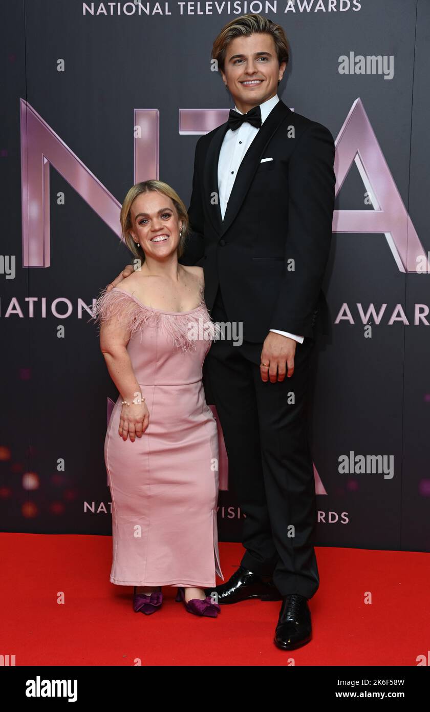 October 13th, 2022. London, UK. Ellie Simmonds and Nikita Kuzmin at the ...