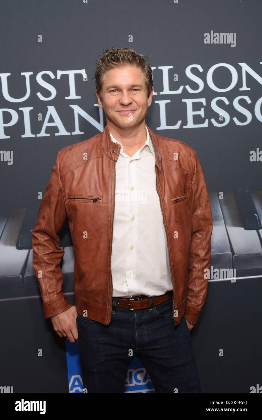 David Burtka attends The Piano Lesson on Broadway opening night at the ...