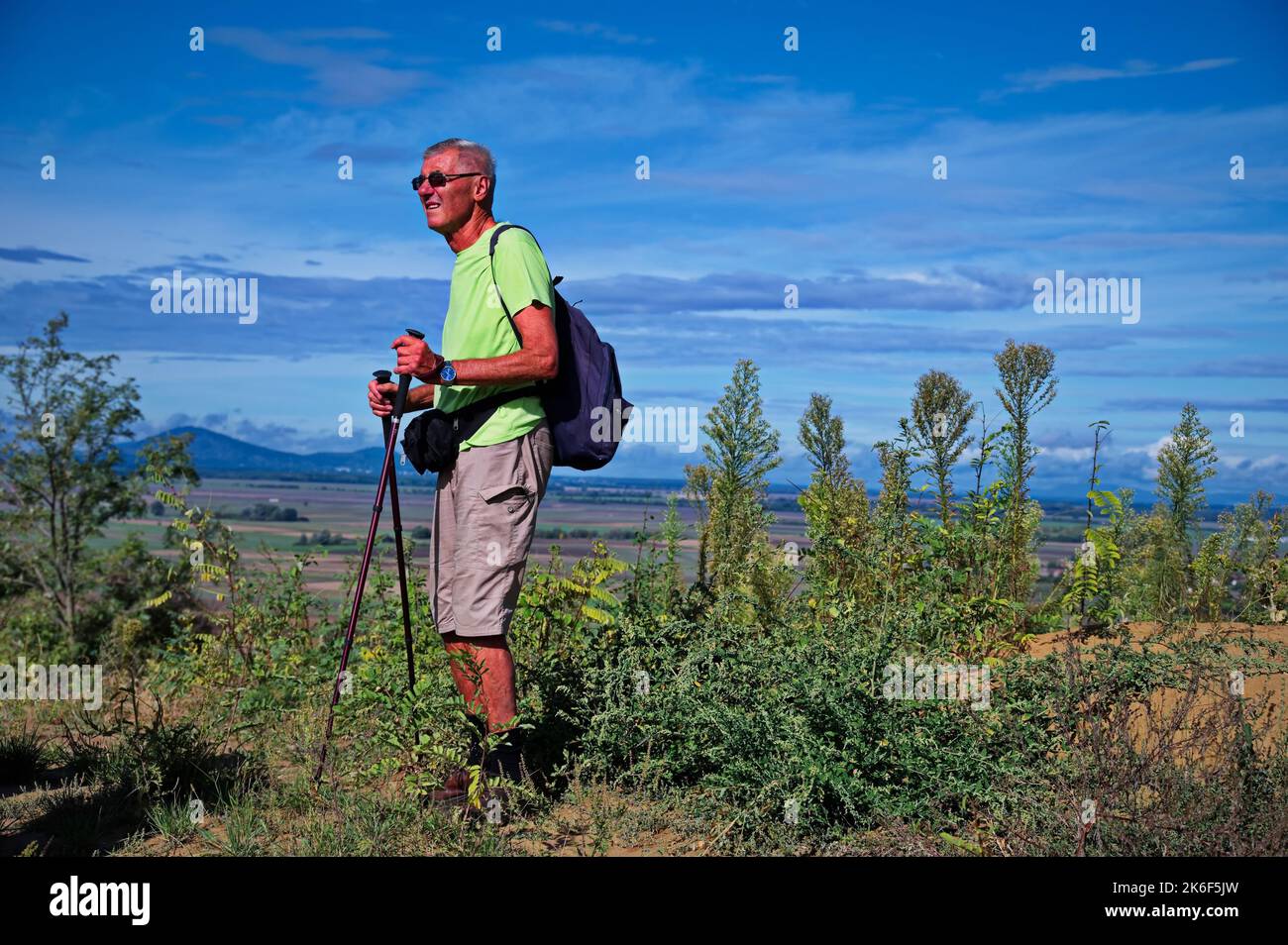 Using walking poles hi-res stock photography and images - Alamy
