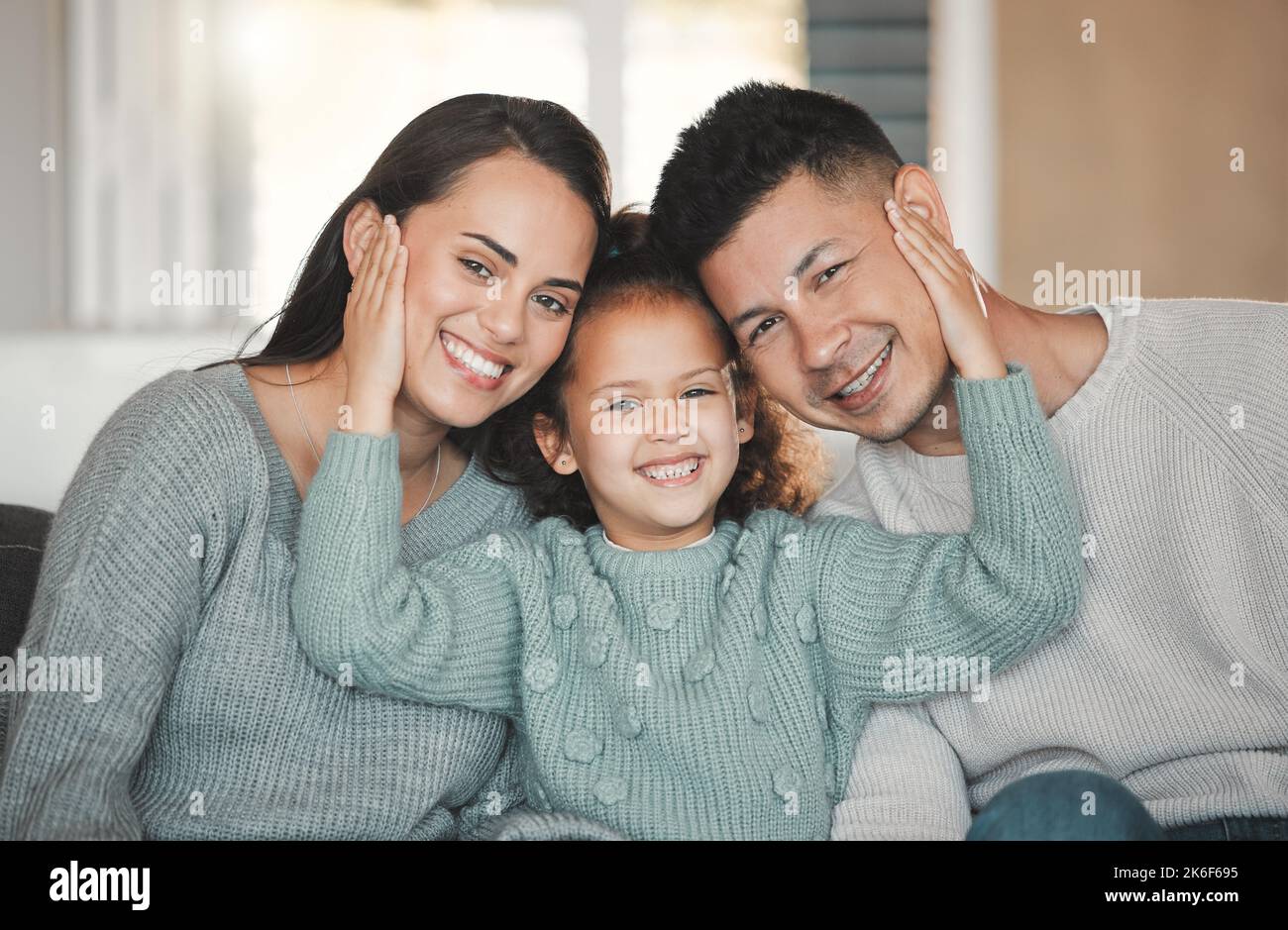 Family members can be your best friends. a girl on a couch with her ...