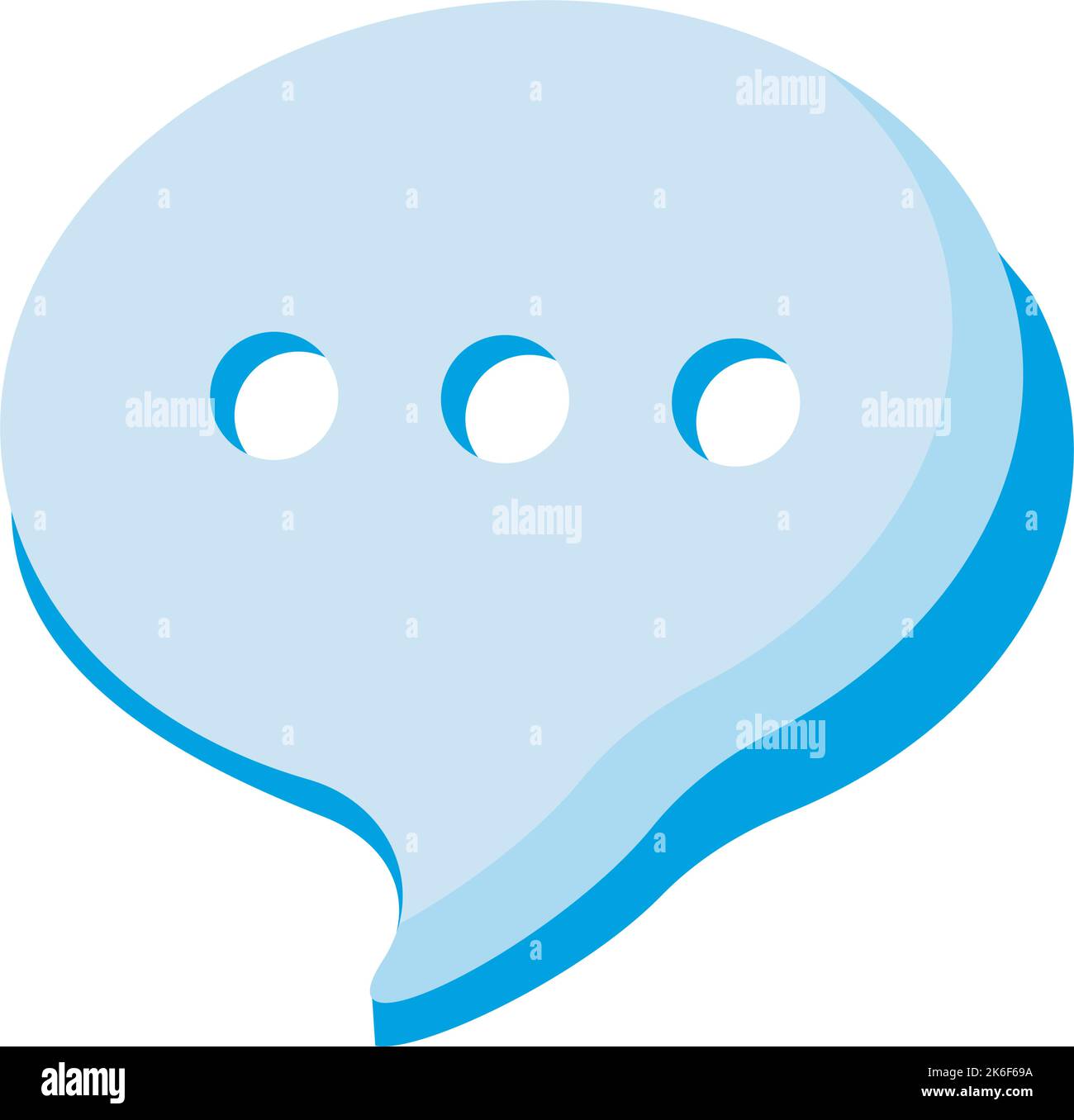 blue speech bubble message Stock Vector Image & Art - Alamy