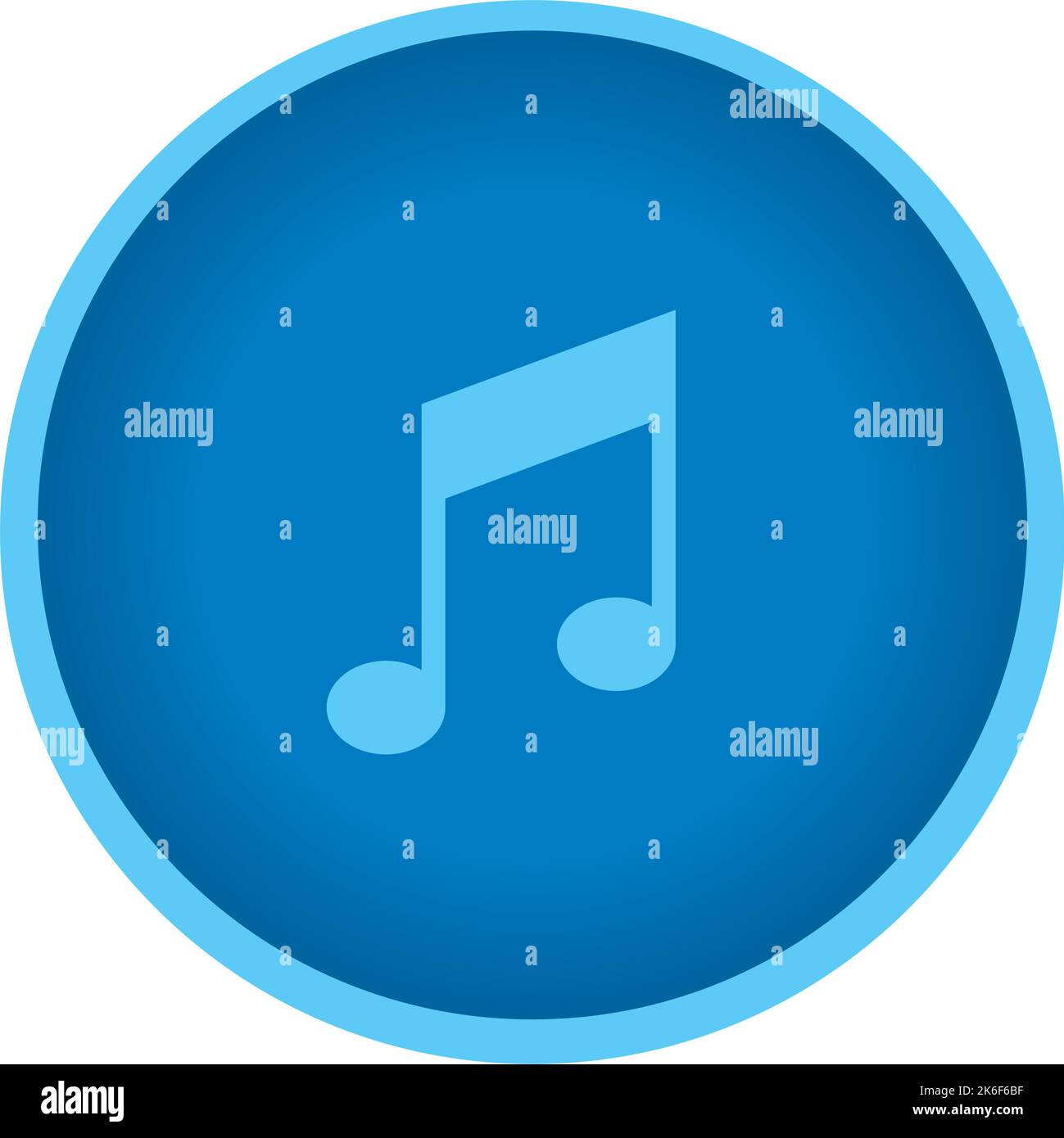 music note button Stock Vector Image & Art - Alamy
