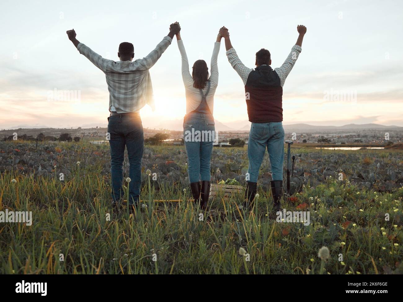 Three farmers hi-res stock photography and images - Alamy