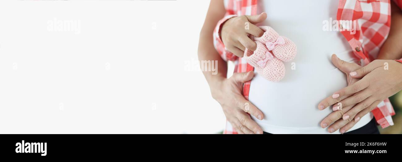 Woman hug stomach hi-res stock photography and images - Alamy
