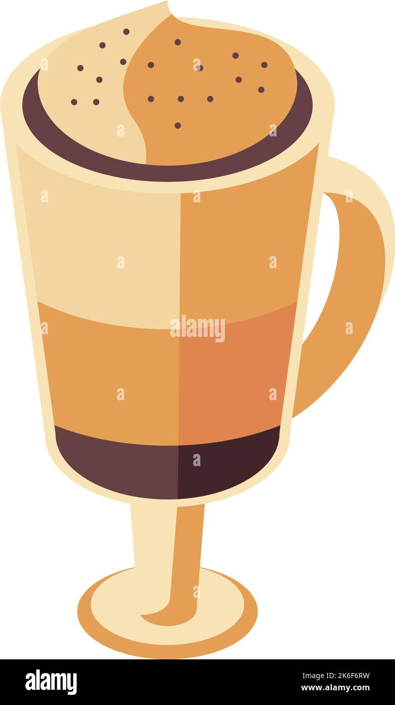 coffee iced cup isometric Stock Vector Image & Art - Alamy