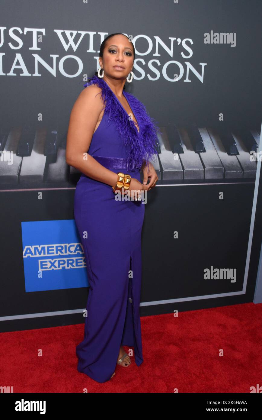 Sharina Martin attends The Piano Lesson on Broadway opening night at ...