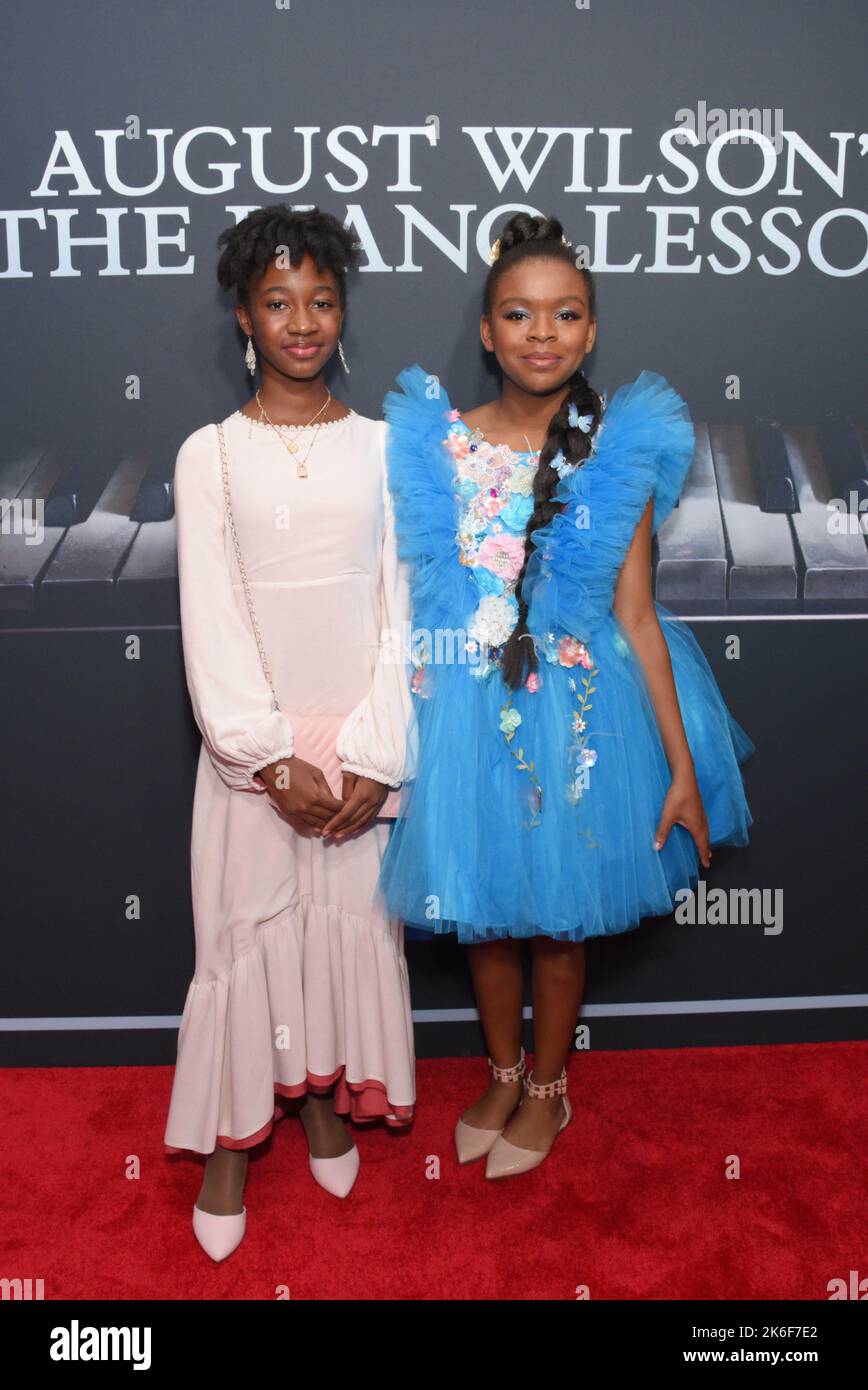 Nadia Daniel and Jurnee Swan attend The Piano Lesson on Broadway ...
