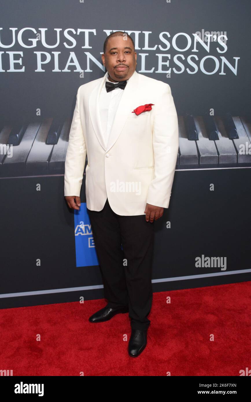 Brian Moreland attends The Piano Lesson on Broadway opening night at ...