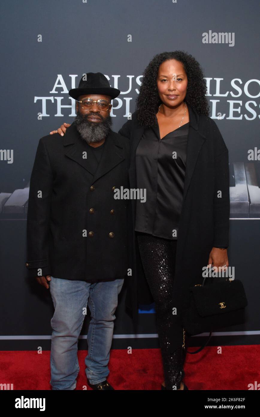 Black Thought and Michelle Trotter attend The Piano Lesson on Broadway ...