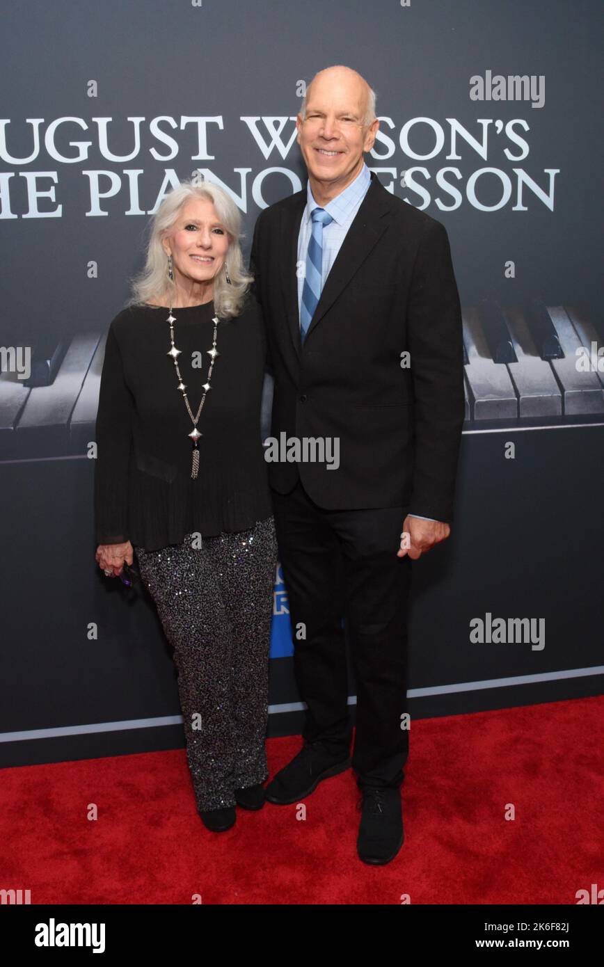 Jamie deRoy and David Zippel attends The Piano Lesson on Broadway ...