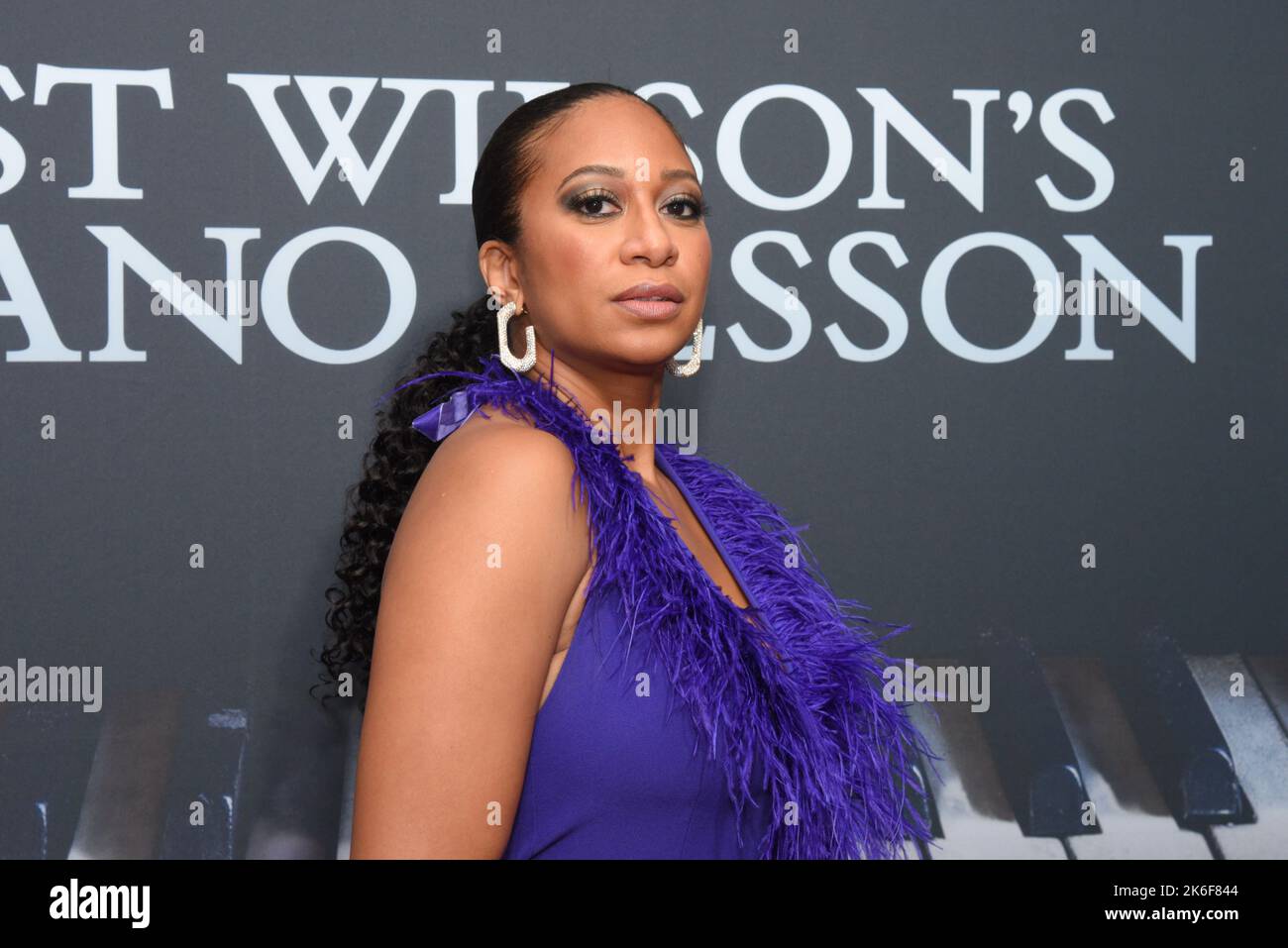 Sharina Martin attends The Piano Lesson on Broadway opening night at ...