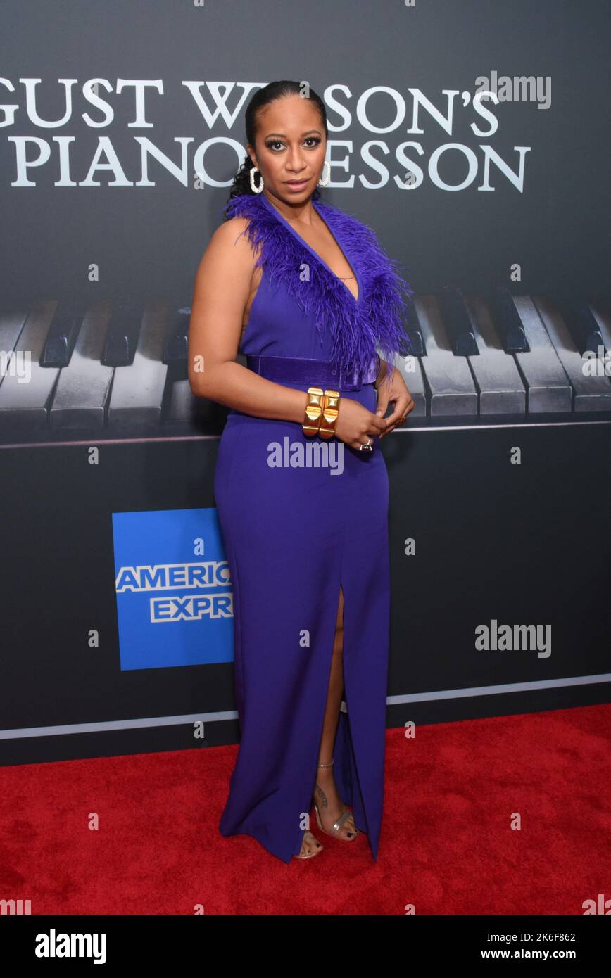Sharina Martin attends The Piano Lesson on Broadway opening night at ...