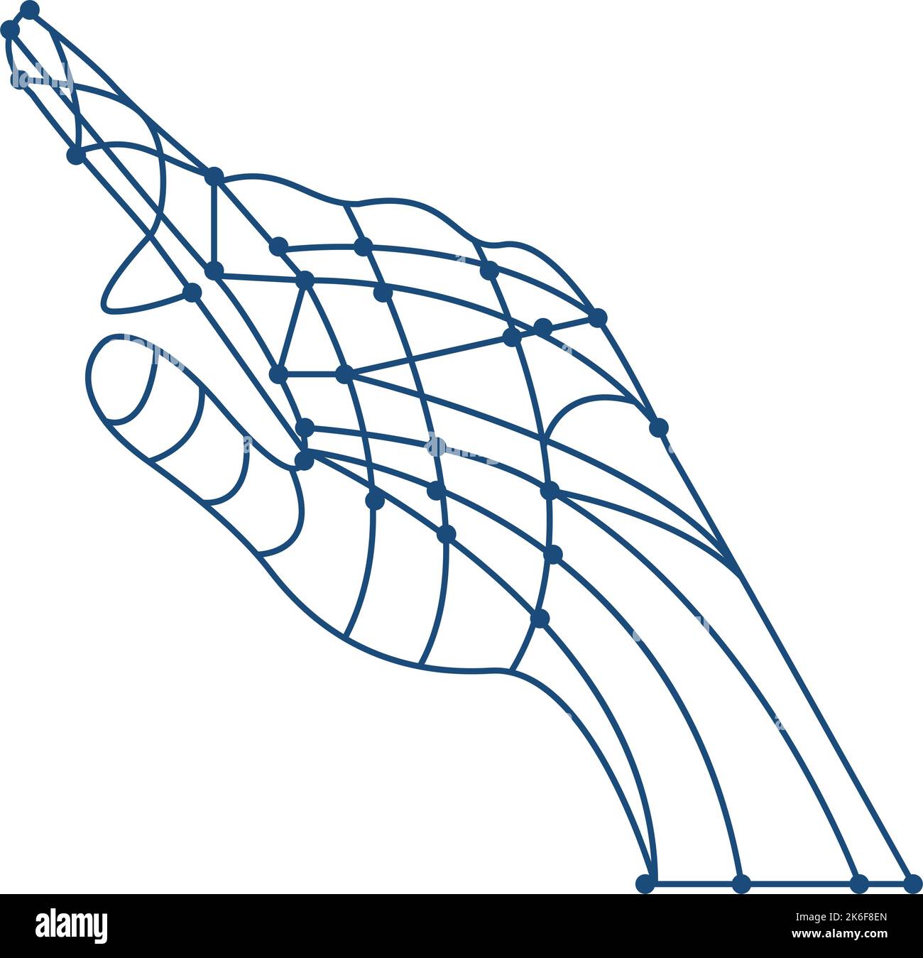hand of electric circuit Stock Vector Image & Art - Alamy