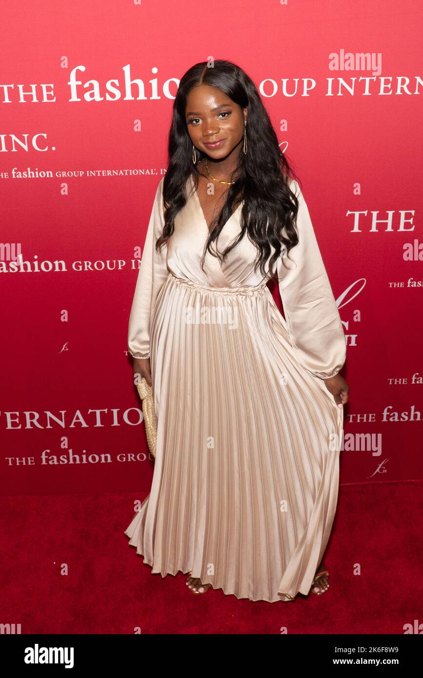 Tarah-Lynn Saint-Elien attends the 38th Fashion Group International ...