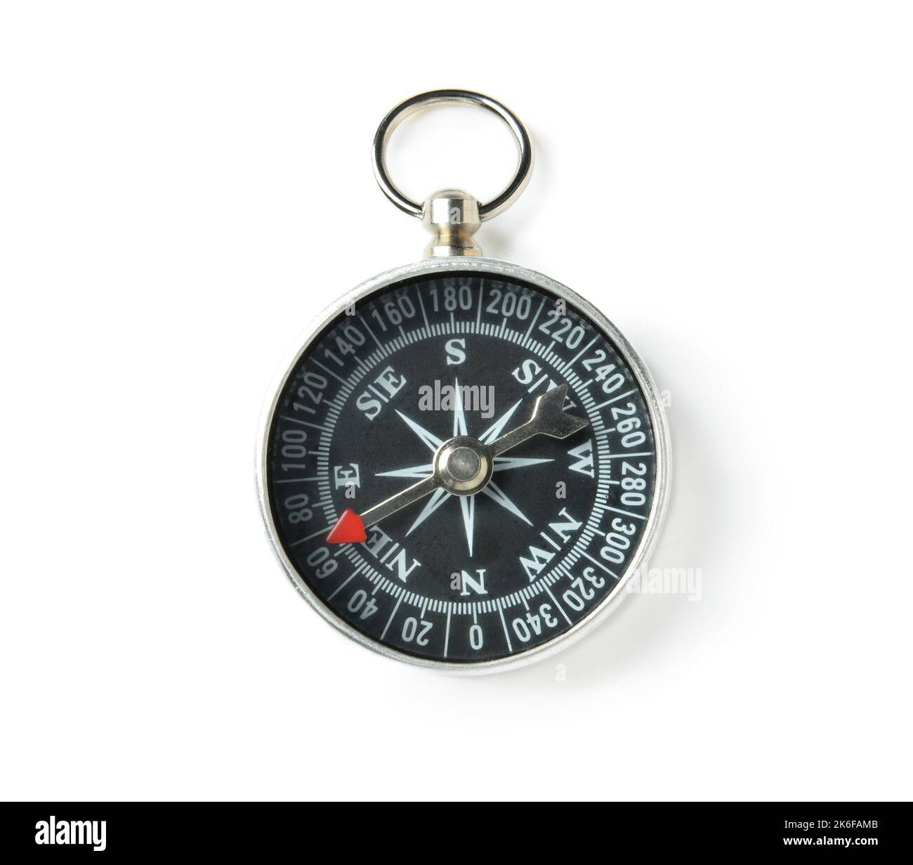 Black compass isolated on white background Stock Photo - Alamy