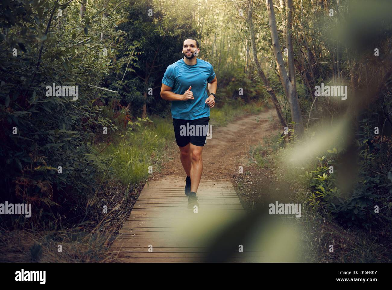 Happy man running on bridge hi-res stock photography and images - Alamy